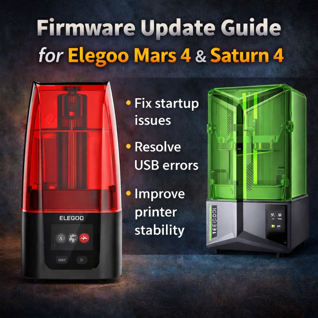 Elegoo Mars 4 & Saturn 4 Firmware Update Guide | DIY3D