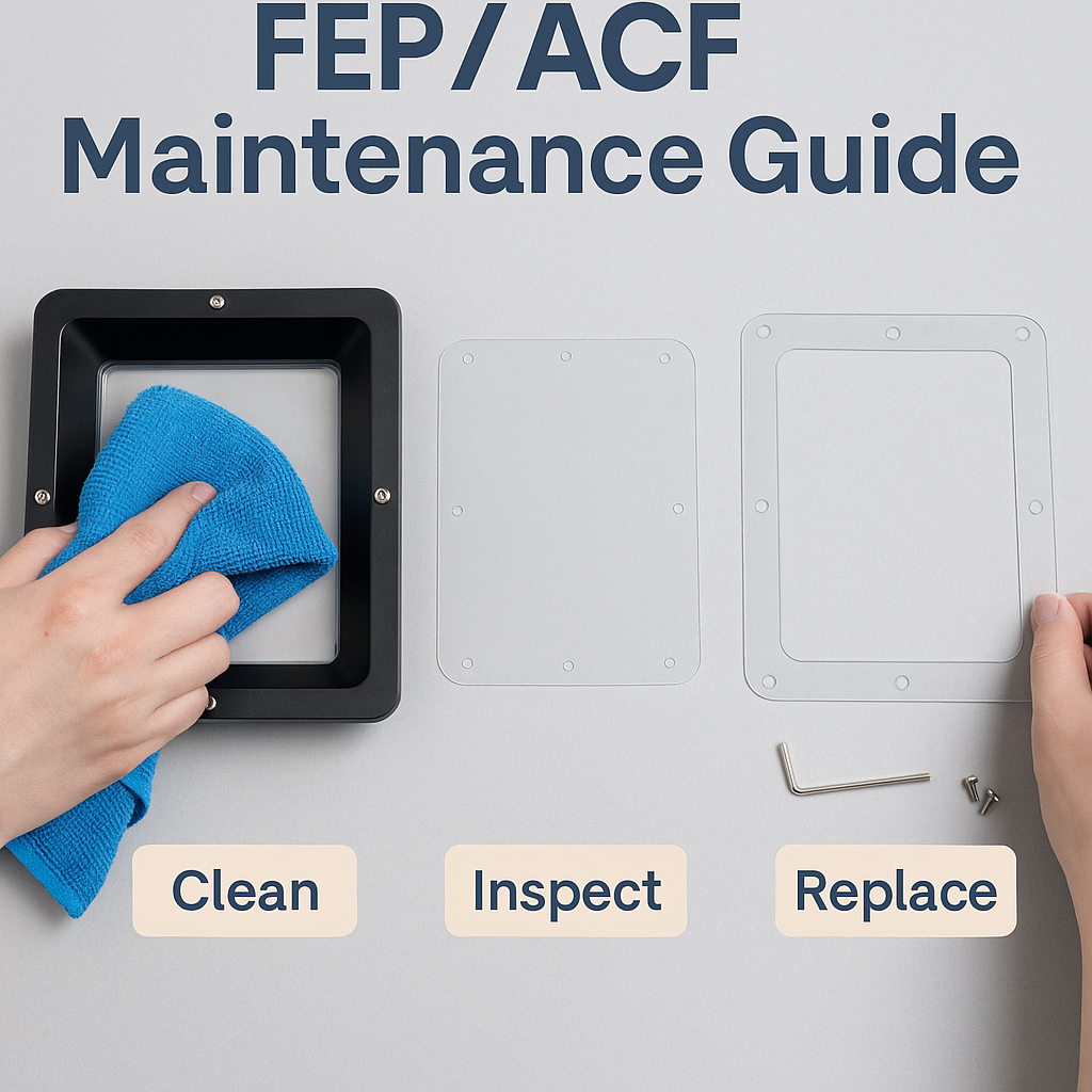 FEP/ACF Maintenance Guide – Extend Resin Film Life | DIY3D.in