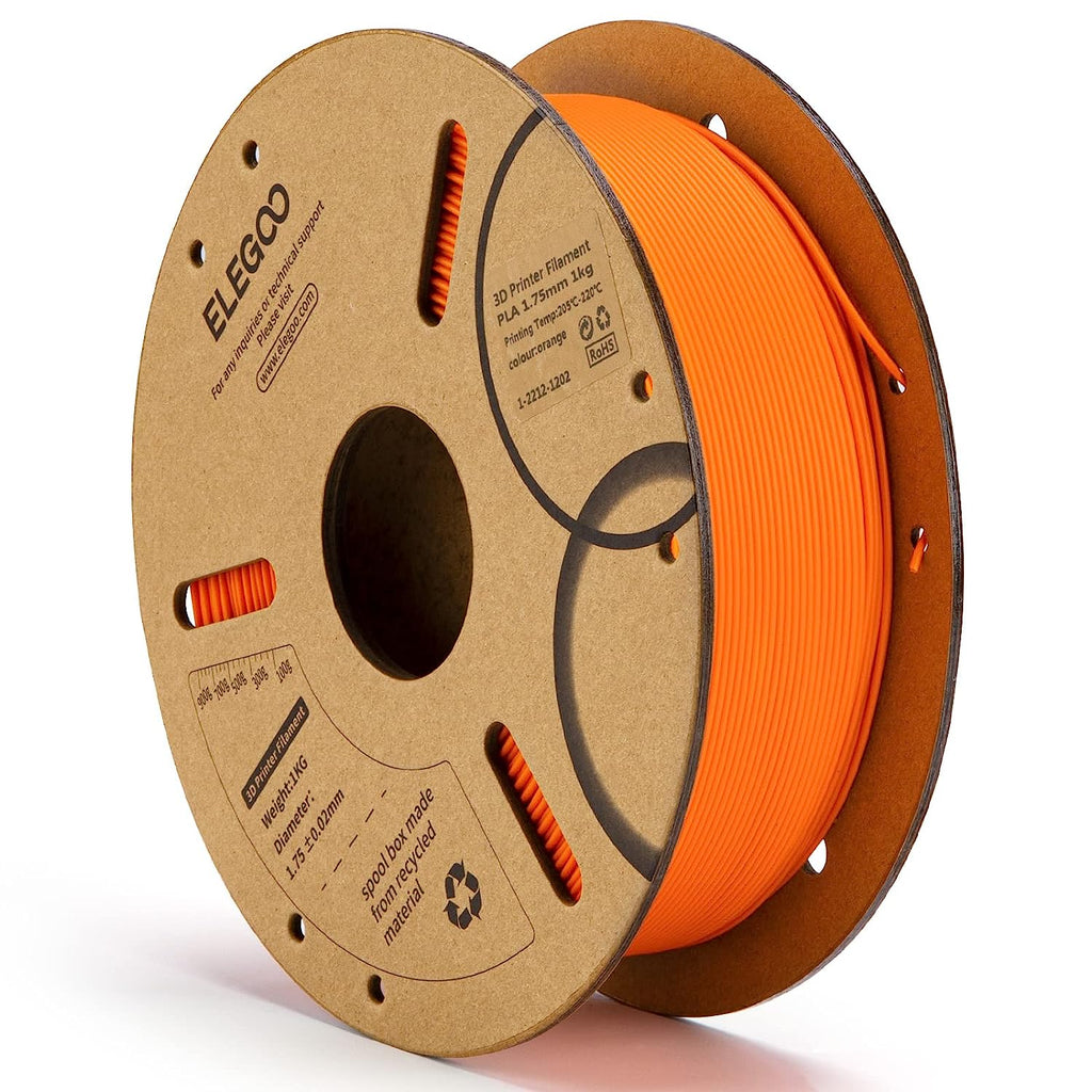 ELEGOO PLA Filament 1.75mm 3D Printer Filament 1Kg Cardboard Spool – DIY3D